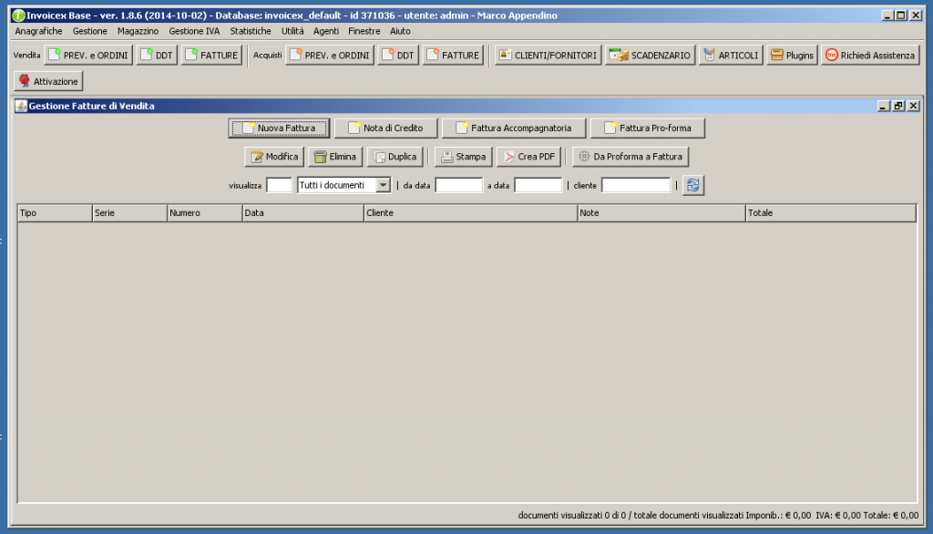 PROGRAMMI PER FATTURE GRATIS